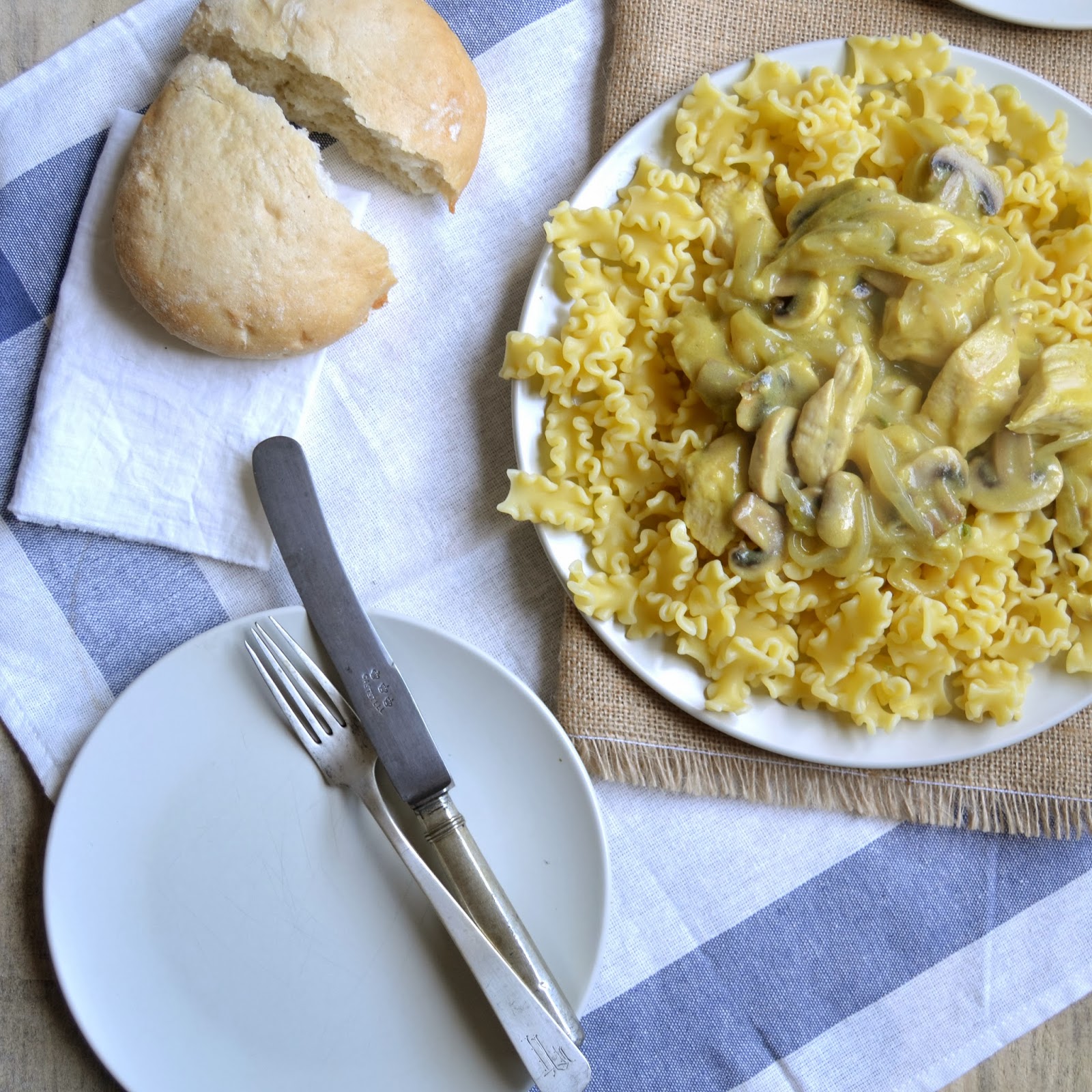 Contigo en la playa! : POLLO AL STROGANOFF DE ESPARRAGOS
