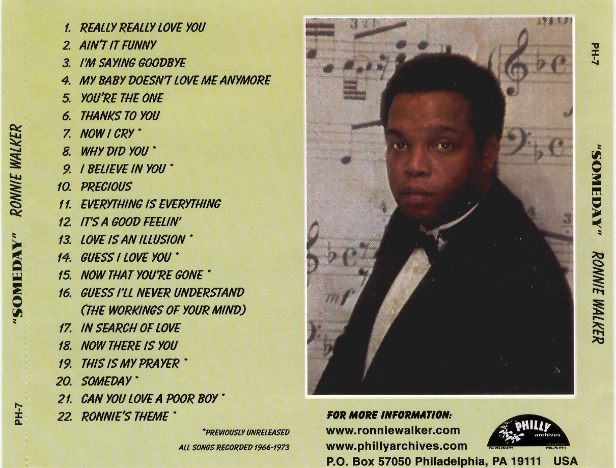 CALI LIFESTYLES: Ronnie Walker - Someday