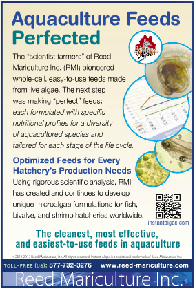 Reed Mariculture - Fish development