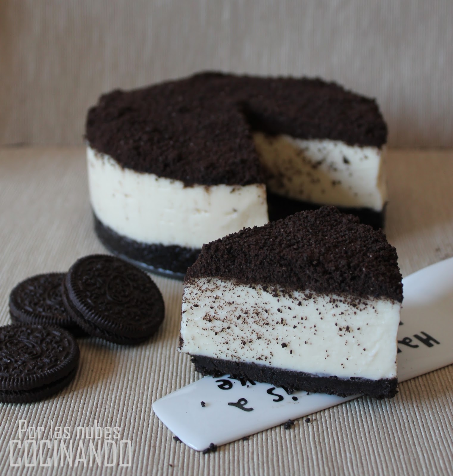 Por las nubes cocinando: Tarta de Oreo