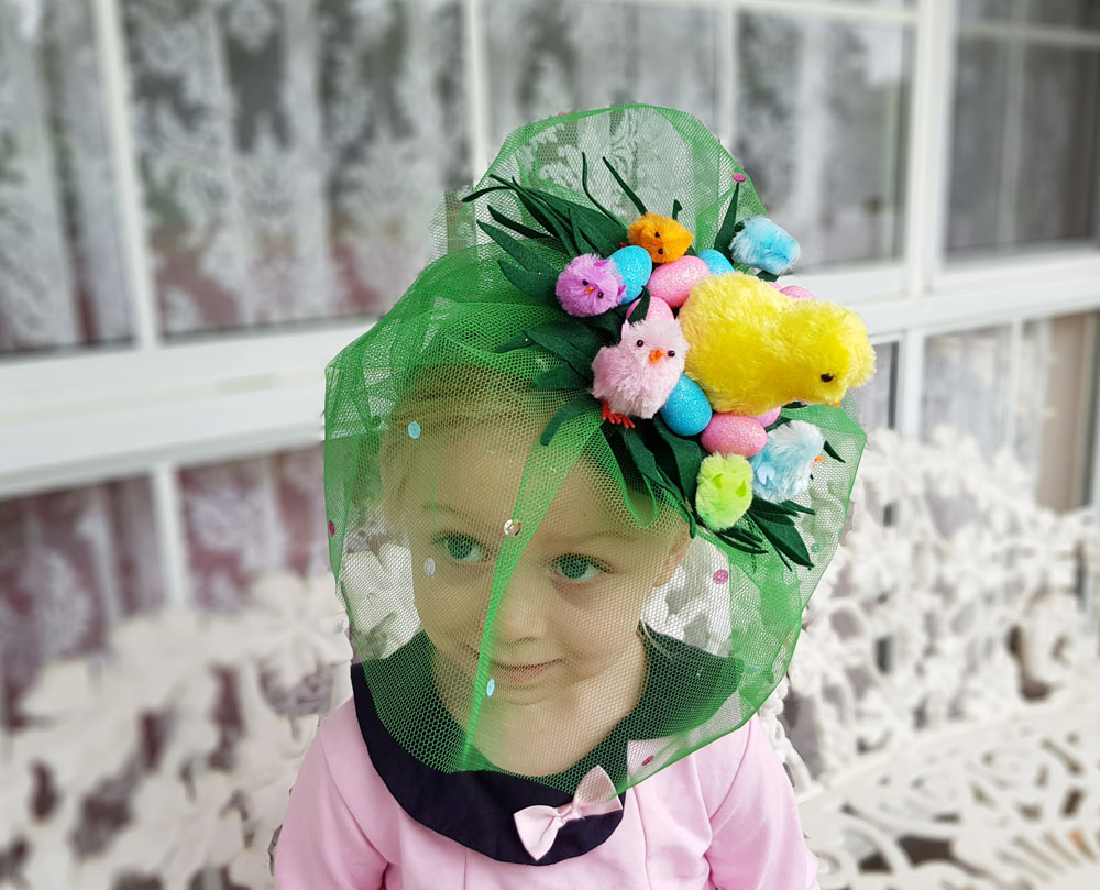 Girl's DIY Chicken & Egg Easter hat Fascinator for School Parades | Now ...