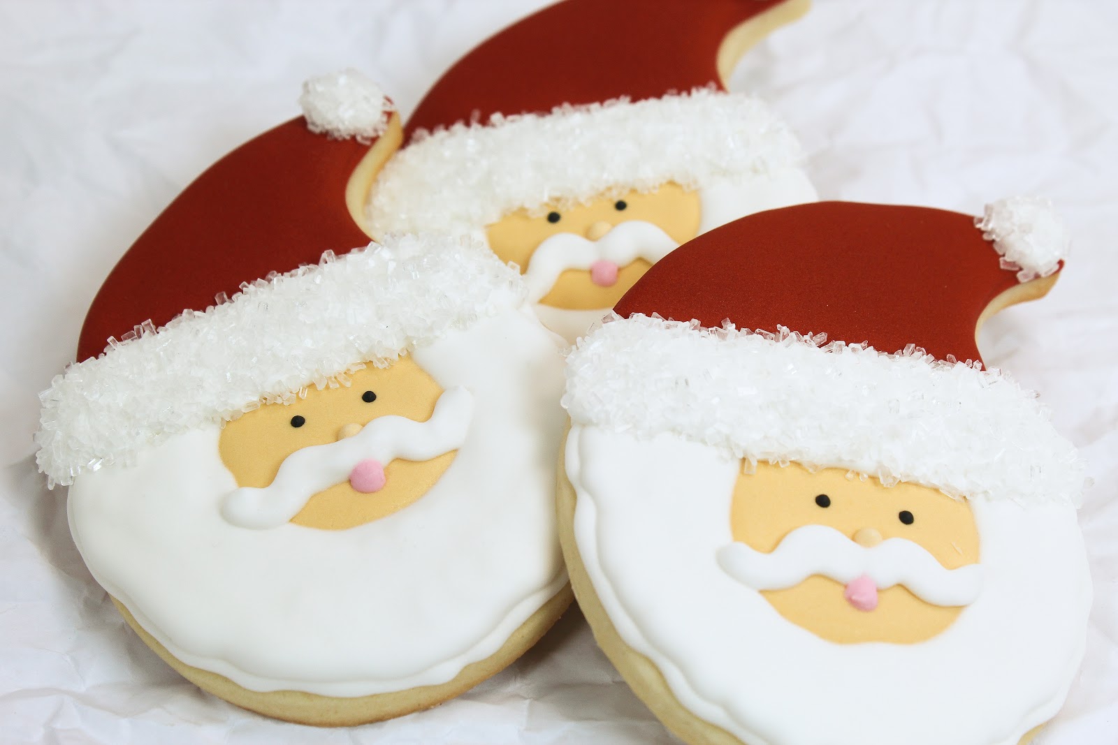 Baking in Heels: Santa Claus Cookies