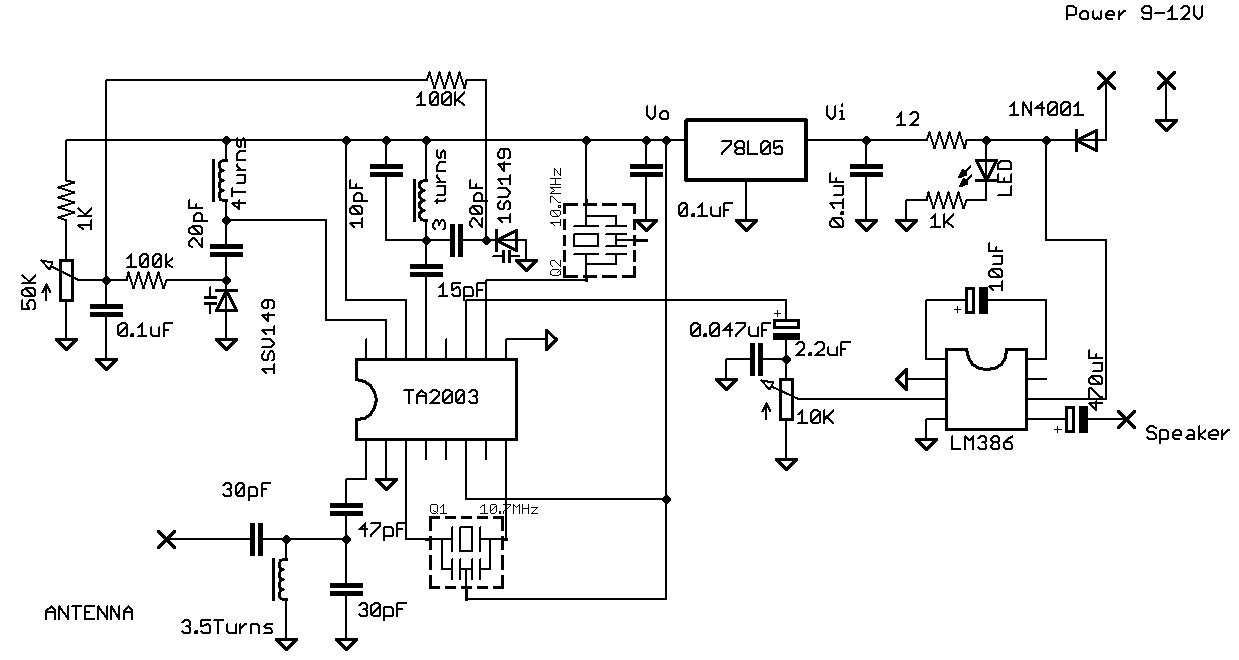 Ta2003p схема fm приемника - 35 фото