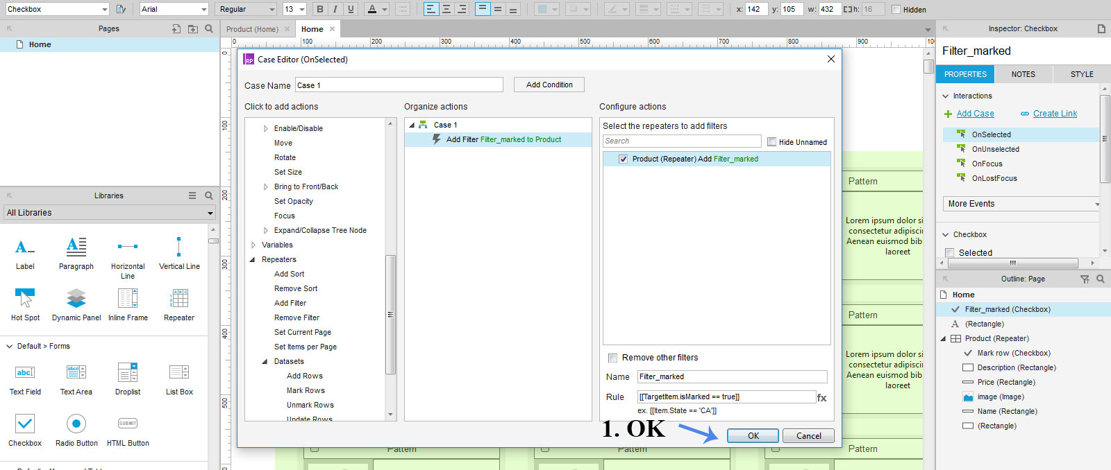 UI/UX Design: Checkbox Filter