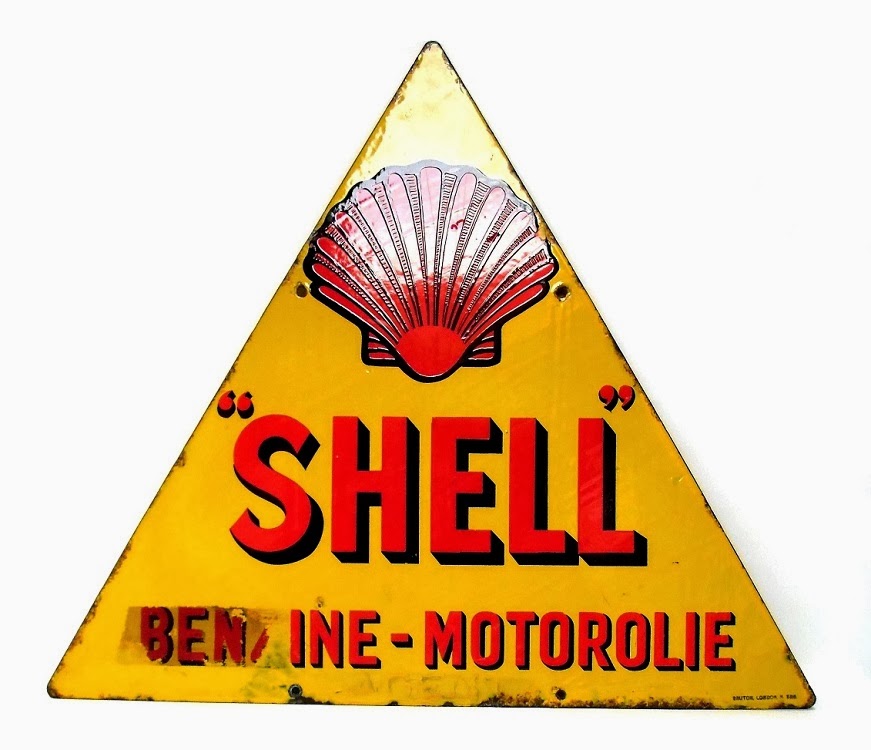 PATINA ANTIK: SHELL ENAMEL SIGN