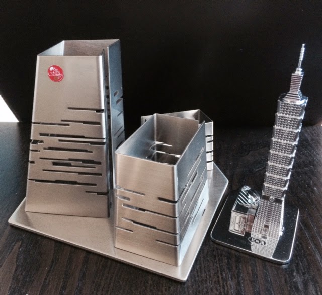 Building Collector: CTBC Bank and Taipei 101 Souvenir Building Replicas