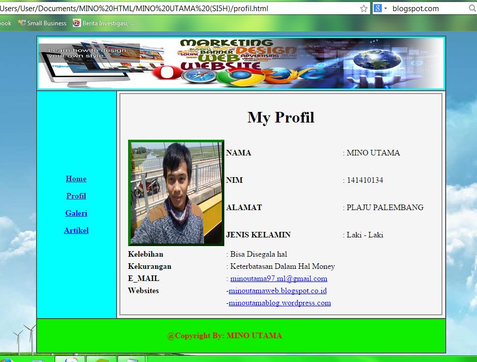 Belajar Dasar HTML: Tugas Membuat Website