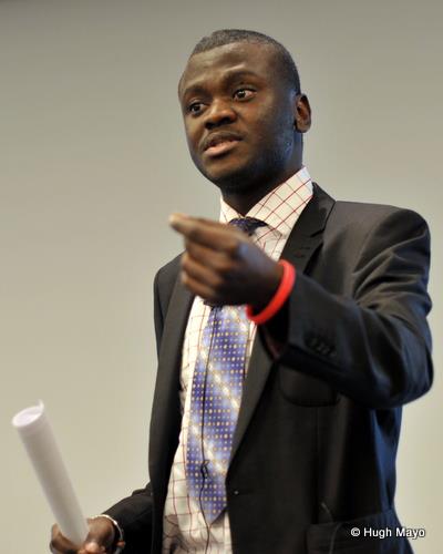 Gregory Rockson meeting important people