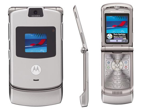 Teléfonos móviles de alta, media y baja gama: Motorola V3