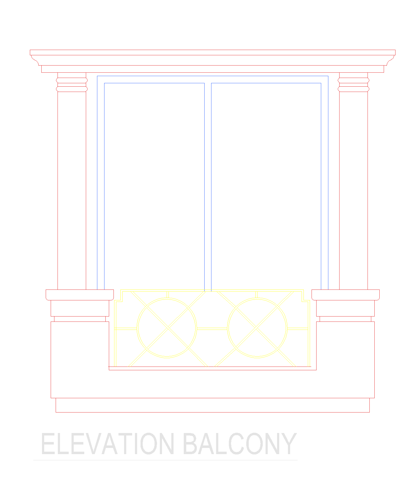 Section Elevation AutoCAD: Elevation
