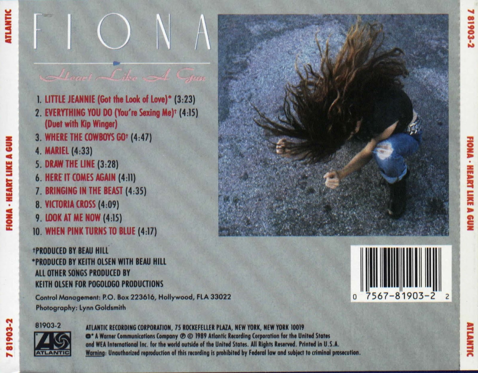 AOR Night Drive: Fiona - Heart Like A Gun (1989)