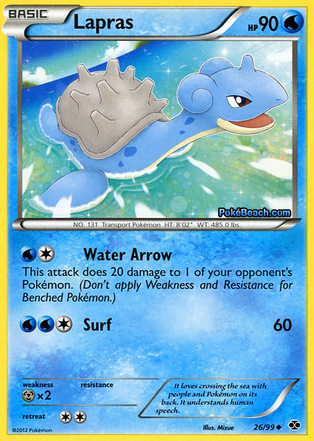 Lapras -- Next Destinies Pokemon Card Review | PrimetimePokemon's Blog