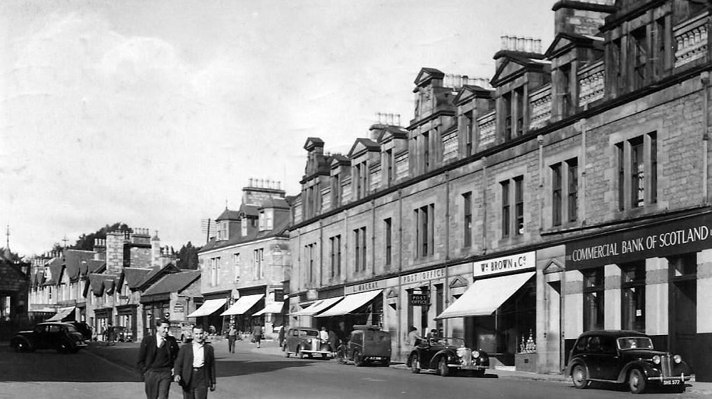Tour Scotland: Old Photographs Main Street Pitlochry Highland ...