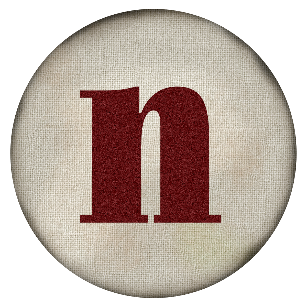 GRANNY ENCHANTED'S BLOG: Free Lower Case Red on Round Linen Digi ...