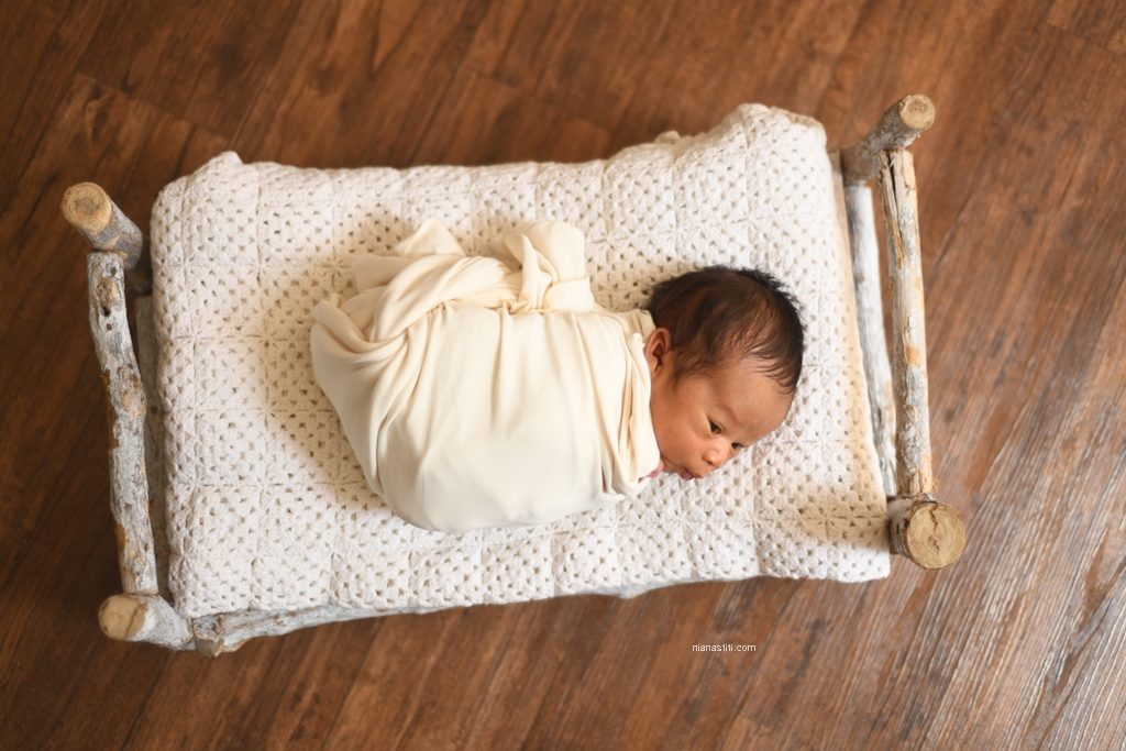 Foto Newborn Baby Kai dengan Mba Rittar Rajagukguk - LIVING ROOM