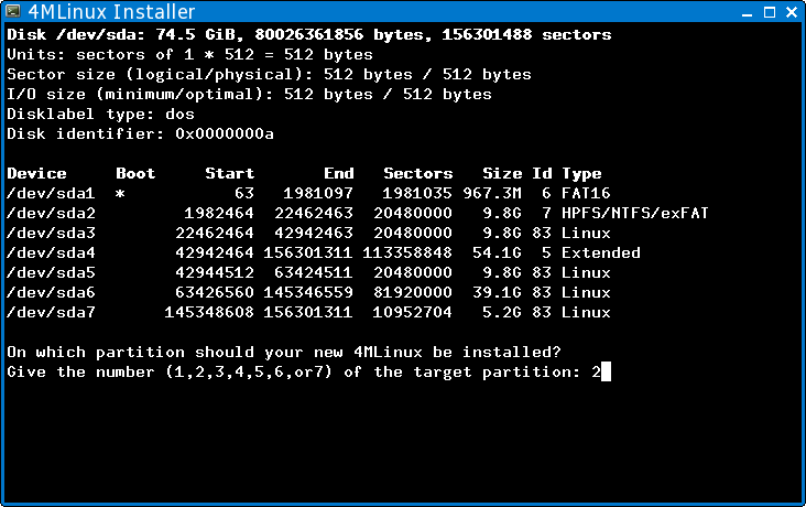 4MLinux Blog: Installing 4MLinux to your HDD.