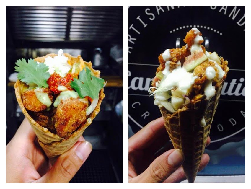 EAT FRIED CHICKEN INSIDE A WAFFLE CONE IN L.A. ON SAT 9/27 AND 10/04