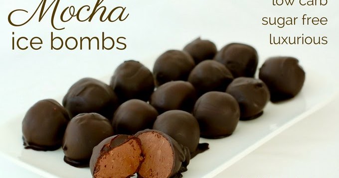 The Low Carb Diabetic: Mocha Ice Bombs : A Perfect Low Carb Autumn Treat