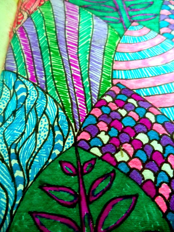 Prabha Zacharias : From the sketch book: Exploring pattern