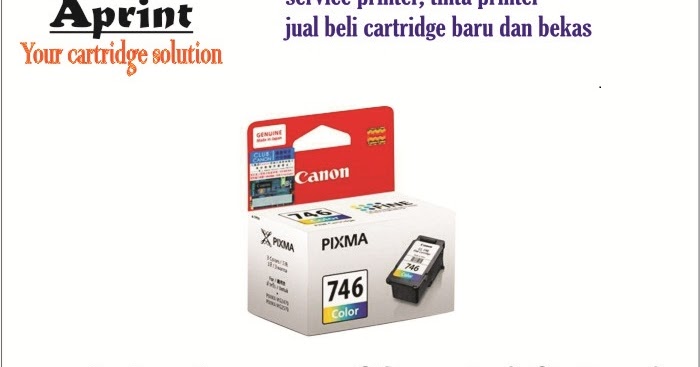 cartridge printer tinta canon CL-746 color CL 746 baru 100% original ...