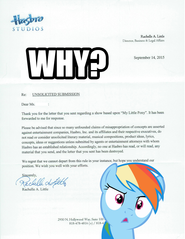 Equestria Daily - MLP Stuff!: Why Would Hasbro Shred a Little Girls ...