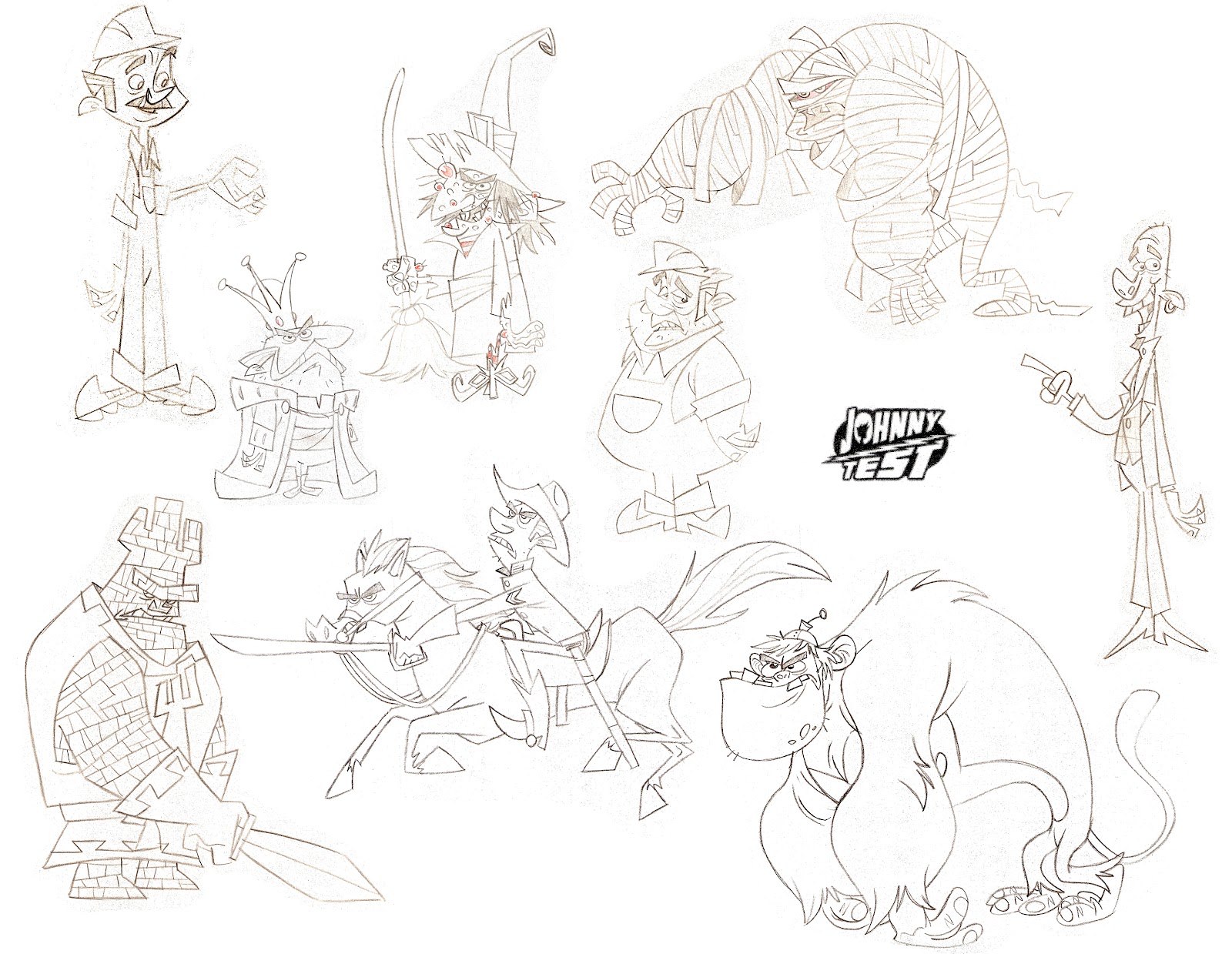 Dave MacDougall: More Johnny Test designs