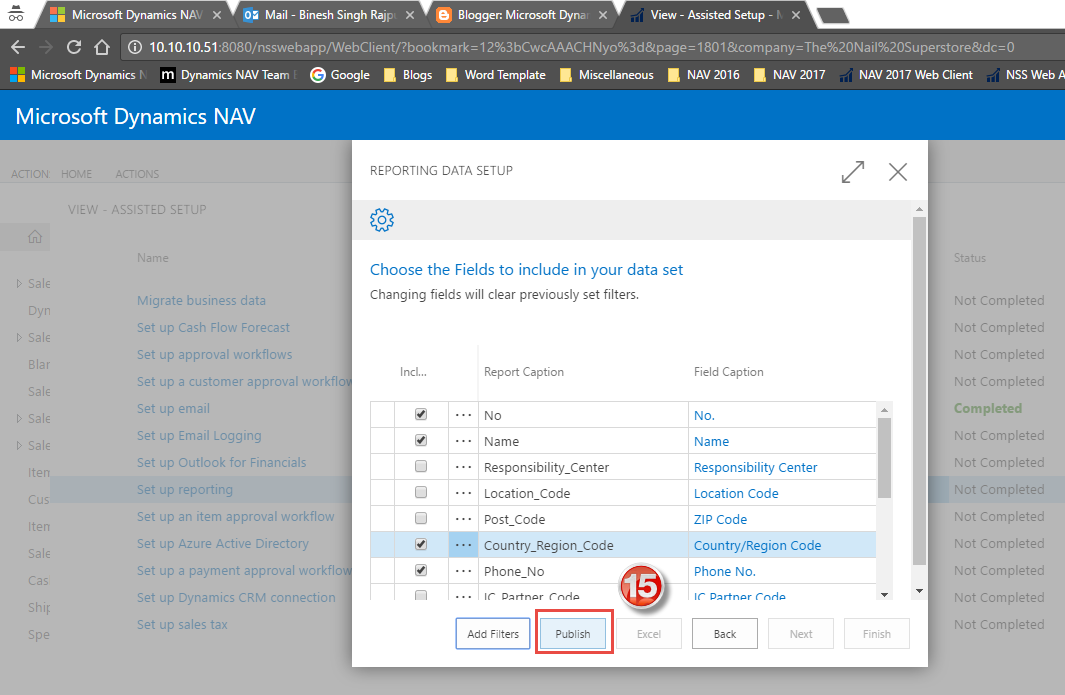 Microsoft Dynamics NAV By Binesh & Shilpa: Reporting data setup tool in ...