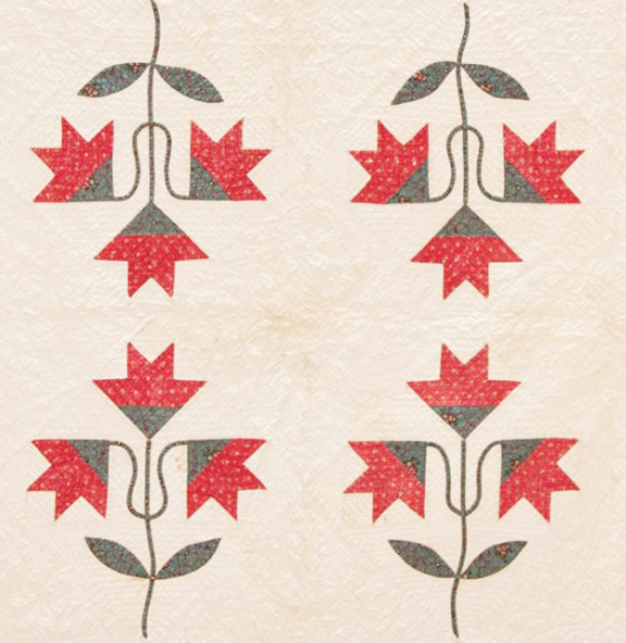 Cloud of Quilt Patterns: Carolina Lily: BlockBase # 765