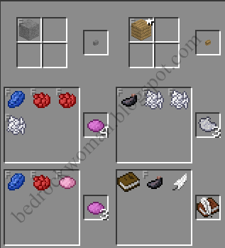 MINECRAFT: Todos los crafteos de Minecraft 1.10