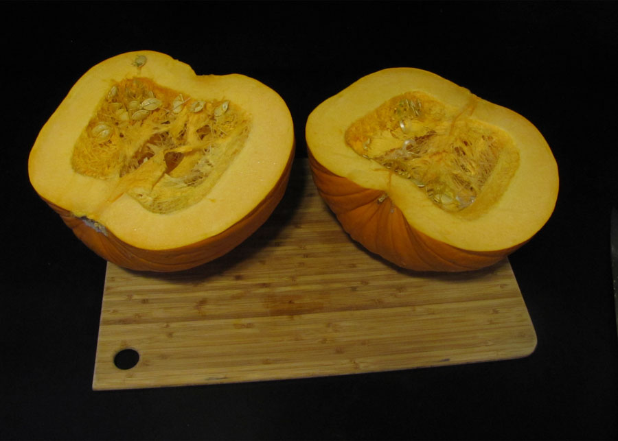 Smells Like Food in Here: Roast and Puree a Carving Pumpkin, Take 2
