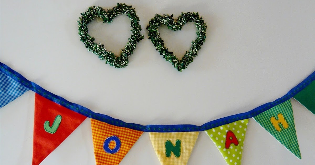 Aus meinem Nähkästchen: Wimpel für Jonah