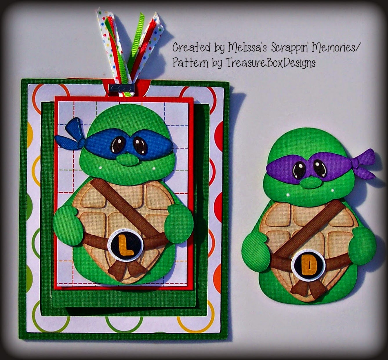 TREASURE BOX DESIGNS: Ninja Turtle Card