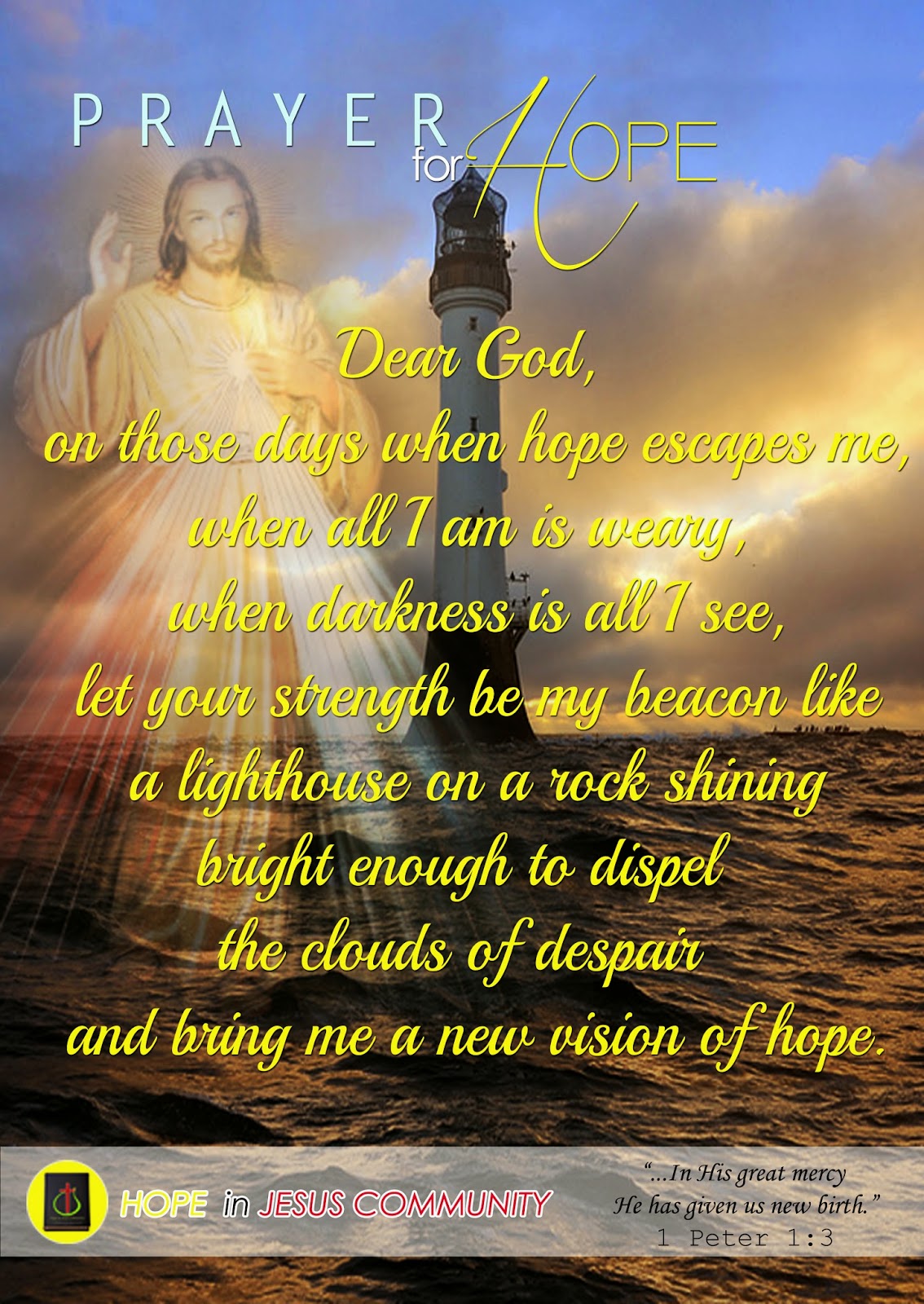 Prayer for HOPE ~ song lyrics