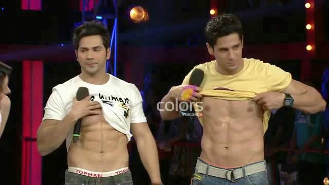 Shirtless Bollywood Men: Siddharth Malhotra