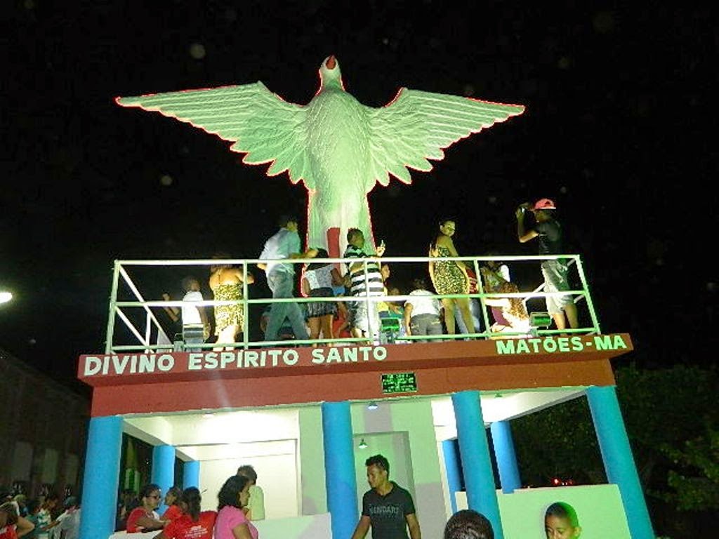 Matões Notícias: Inaugurada em Matões a maior estátua do Divino no Brasil