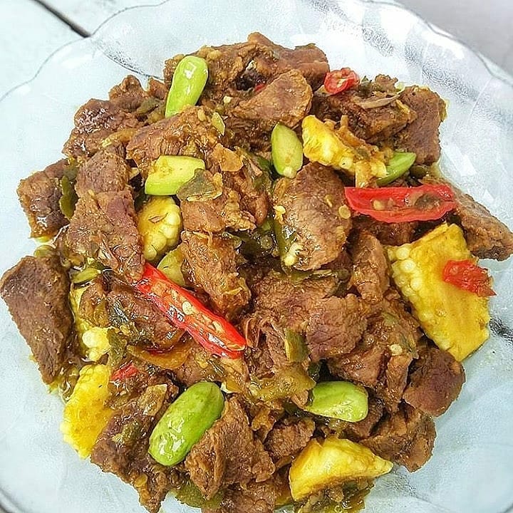 Sauteed Spicy Meat ~ Kitchen Is Easy