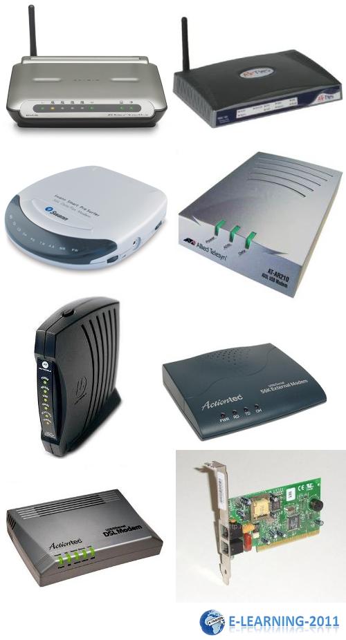 E--LEARNING--2011: Internet Modem
