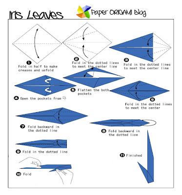 Flowers Origami: Iris Flowers | Paper Origami Guide