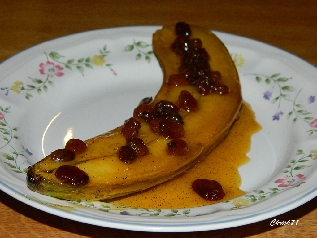 Patibou: Banane au caramel épicé
