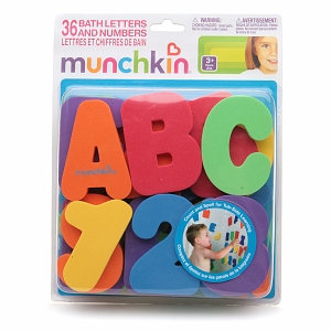 MYKIDDYGOODIES: Munchkin Bath Letters & Numbers