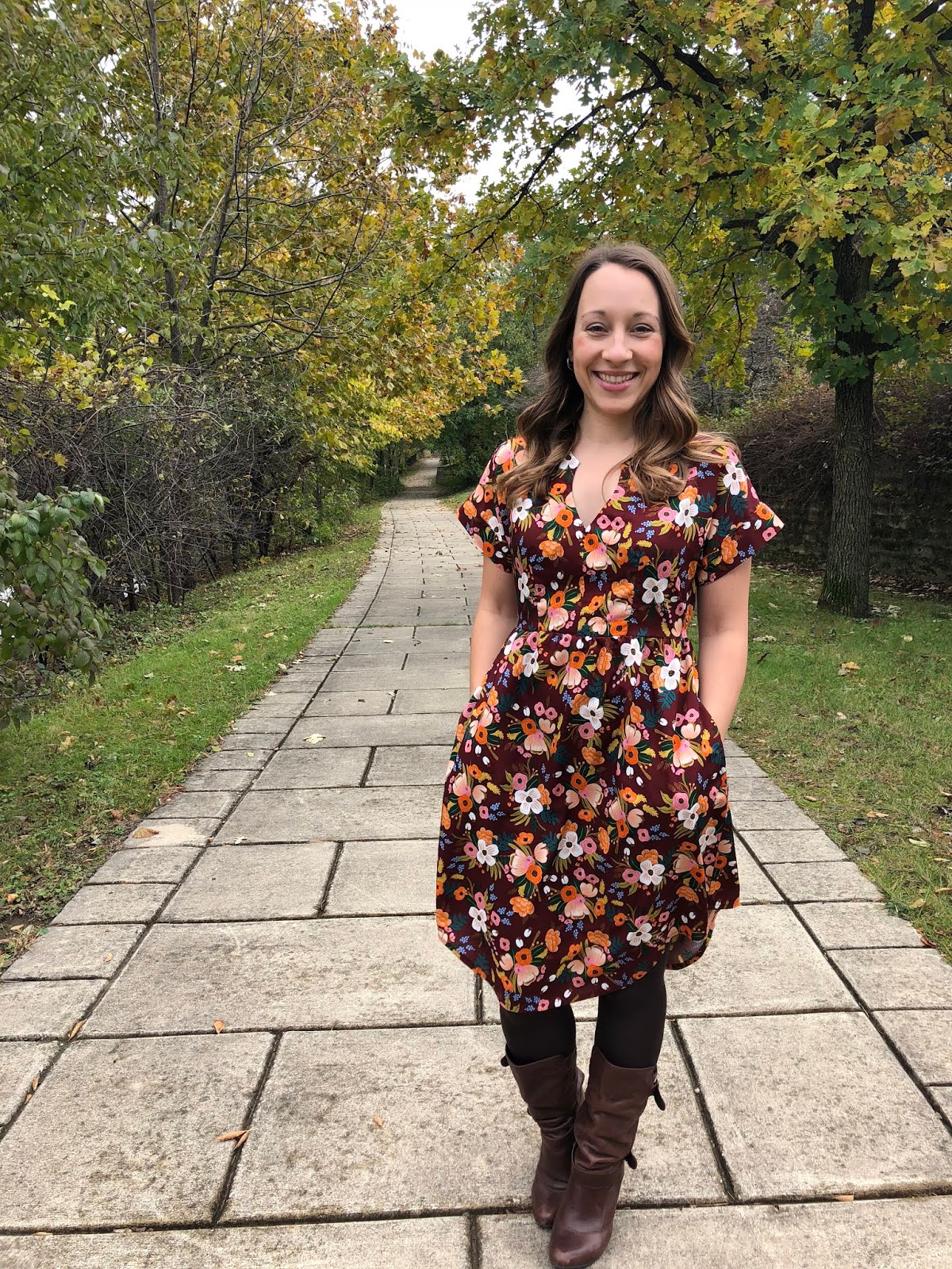 Autumn Rifle Paper Co. Fringe Dress | Sew Help Me