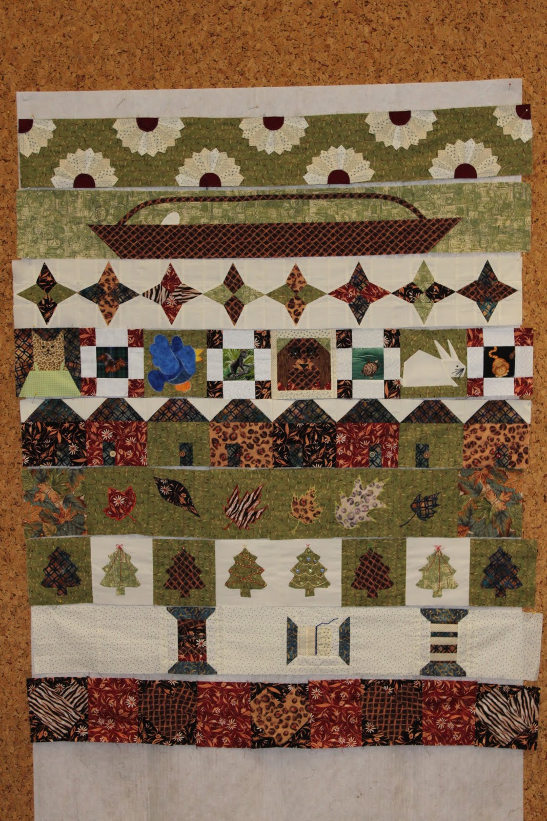 Miz Lizzie's: My Row Robin Quilt