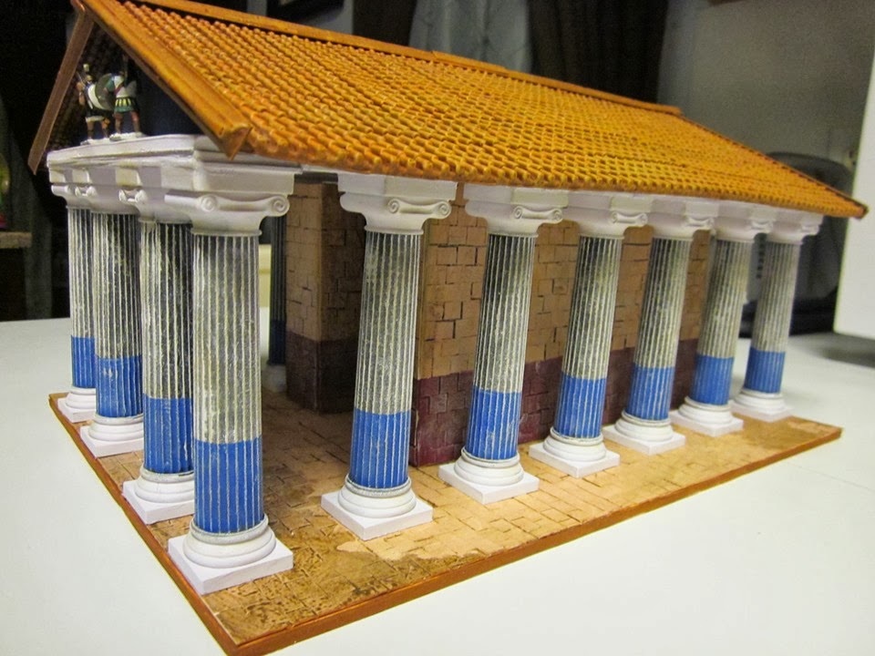 Tides of War: Paint Bench: Building a set of 28mm Greek Temples All ...