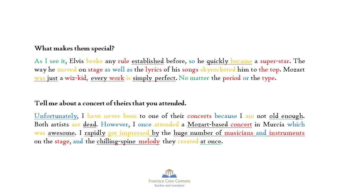 Estantes en el aula: Presentación: "Let's answer some personal ...