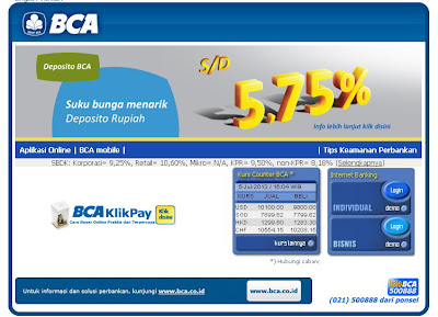 Klik BCA | Cara Daftar Praktis Klik BCA Login Individual