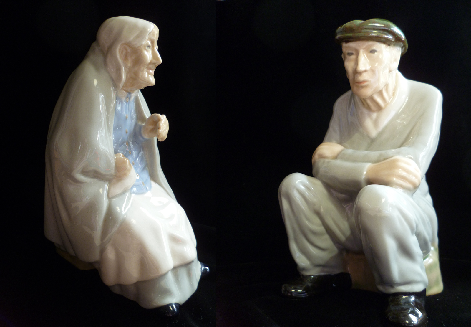 Sandra Barr: Dan Murphy & Mother MacCree: Wade Portadown Figurines