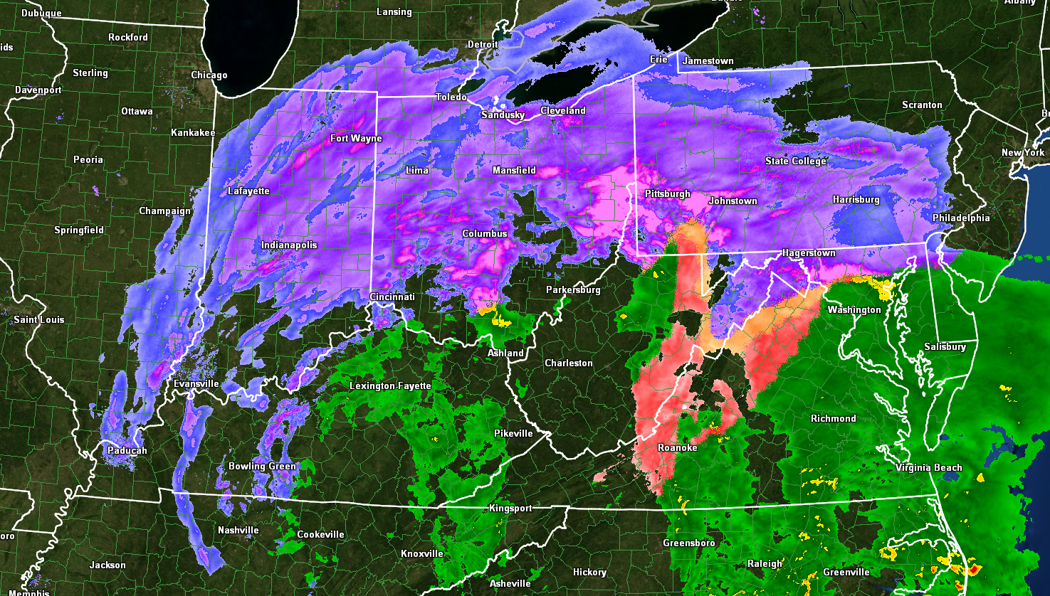 The Original Weather Blog: Update on "Christmas Day Snowstorm" - Past ...