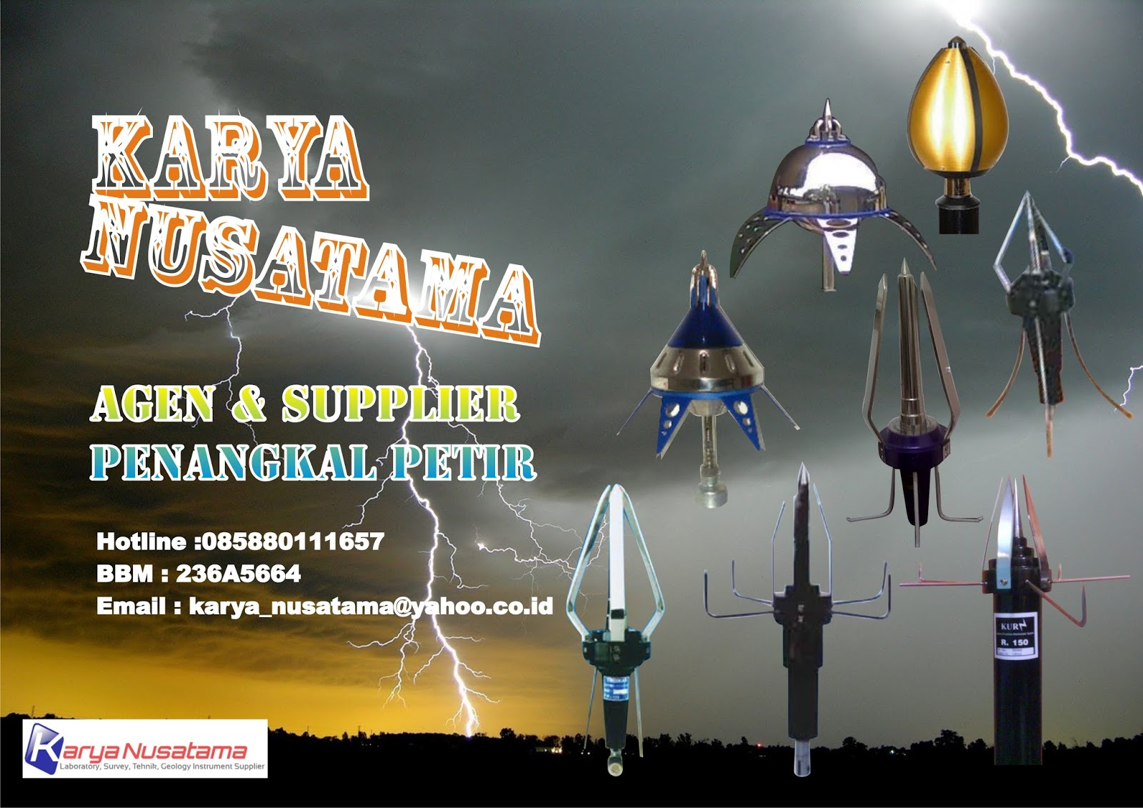 Jual Penangkal Petir Aman, Pengalih Petir Efisien, Anti Petir Terbaru ...