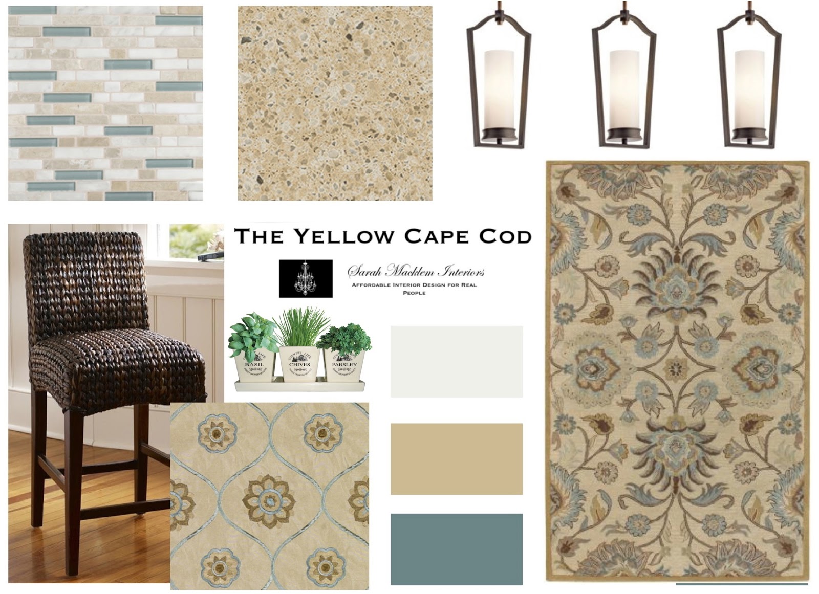 The Yellow Cape Cod: Updated Traditional Style Kitchen/Family Room