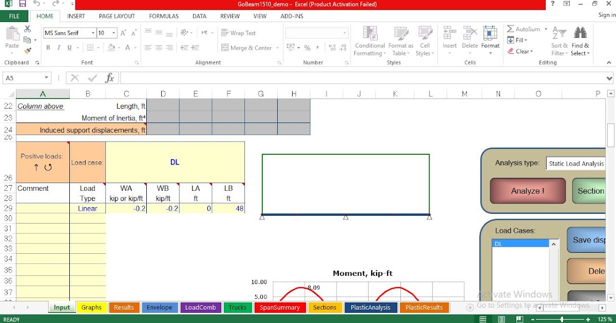 Analysis and Design Beam Excel sheet - Engineering Society